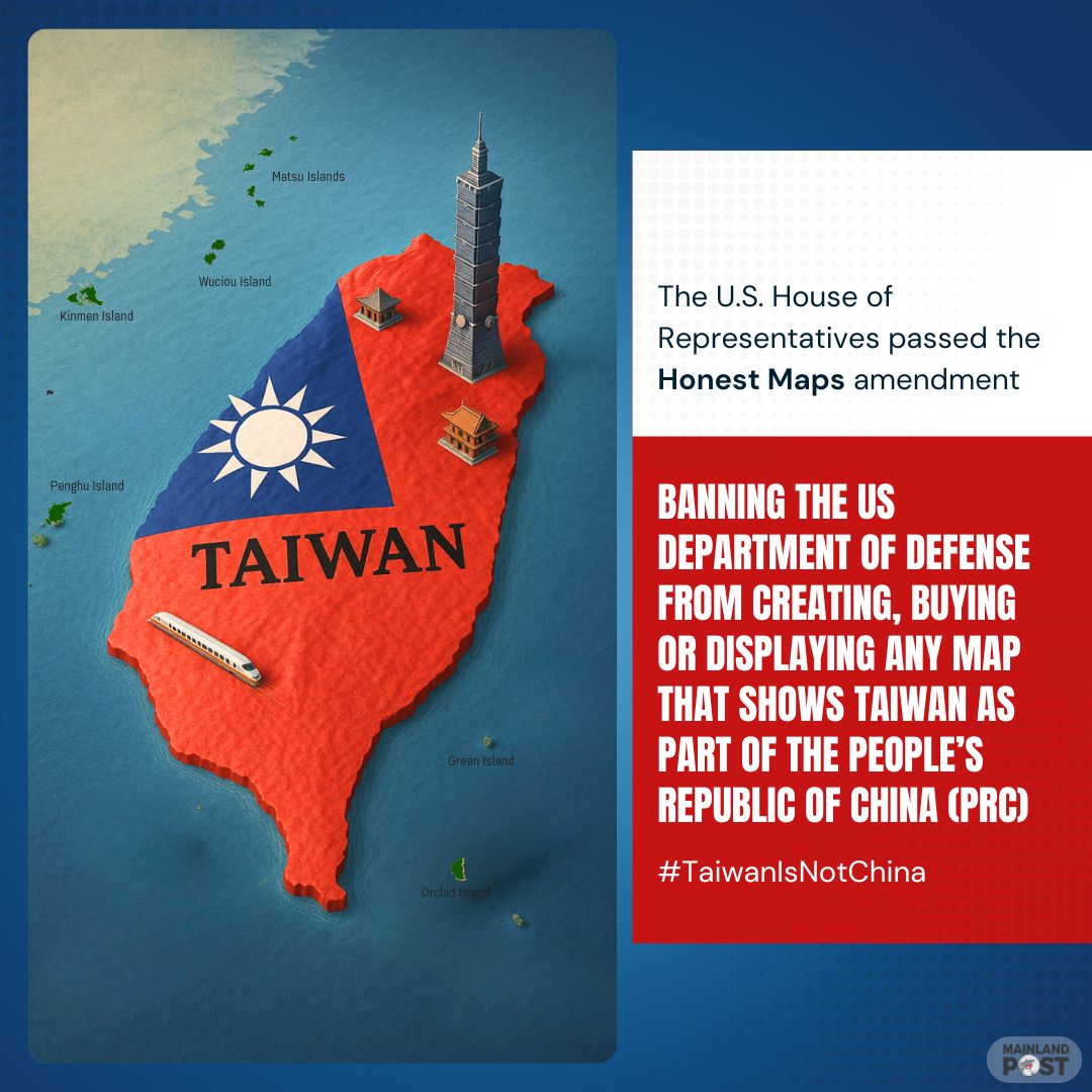 Taiwan and the Honest Maps Amendment Explained - Mainland Post