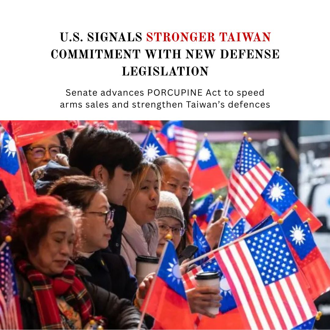 U.S. Signals Stronger Taiwan Commitment With New Defense Legislation ...